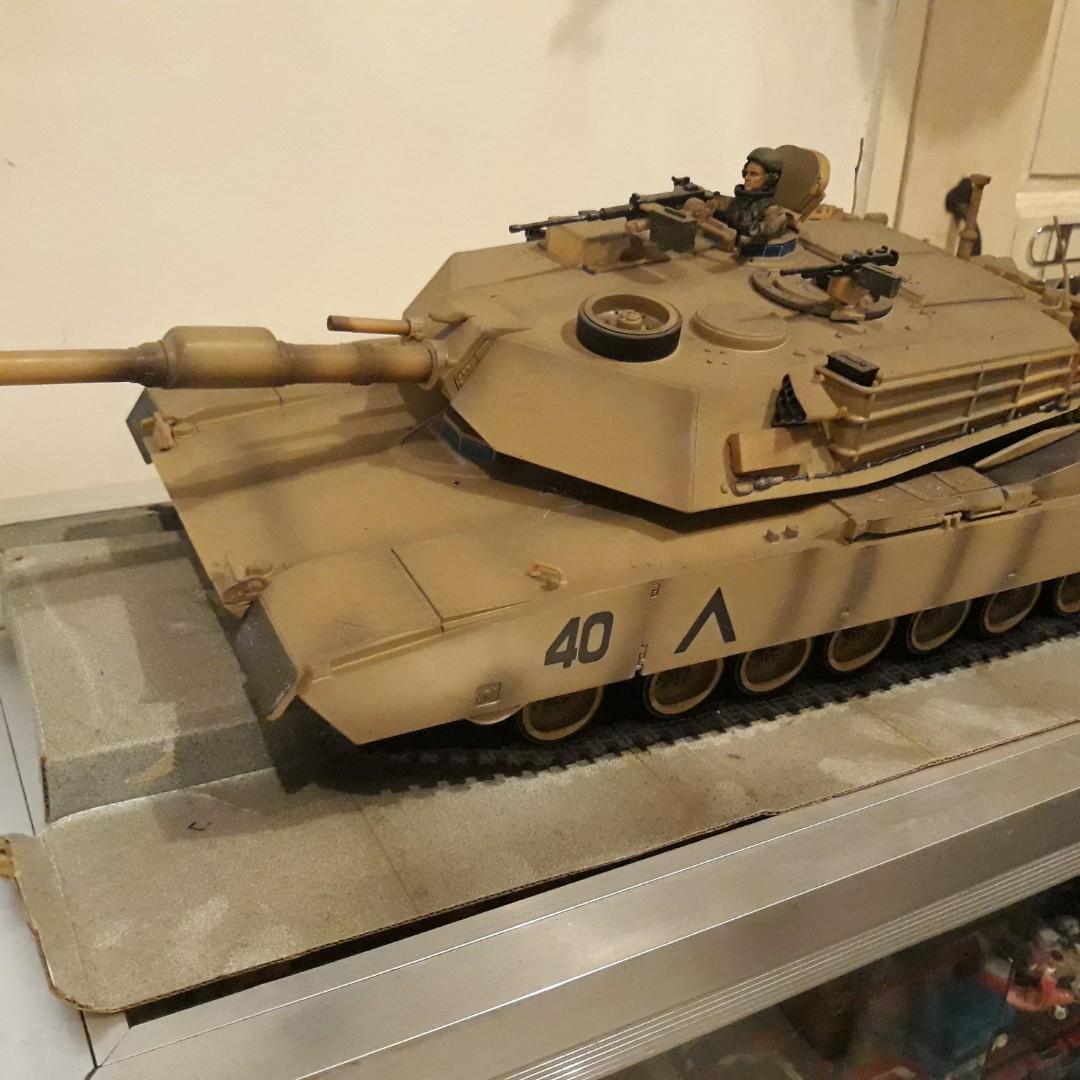 1:18 M1 Abrams Model tank, Hobbies & Toys, Toys & Games on Carousell
