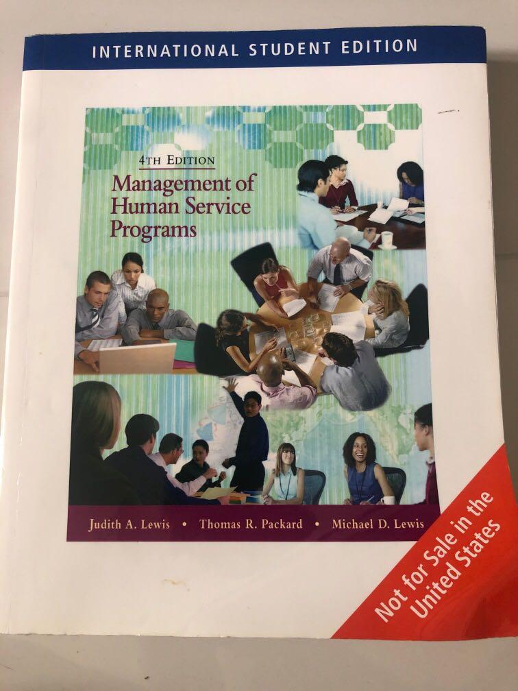 Management of Human Service Programs “, Computers & Tech, Office ...