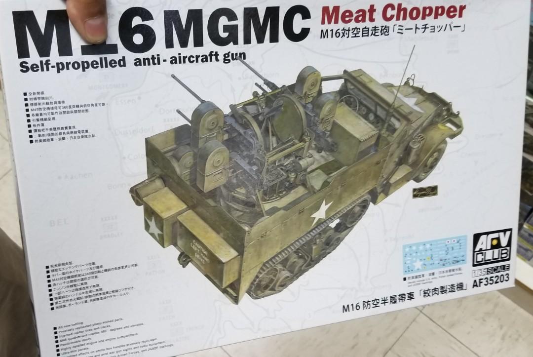 全新-AFV Club-戰鷹-AF35203-1/35-M16 MGMC Meat Chopper Self-propelled anti ...