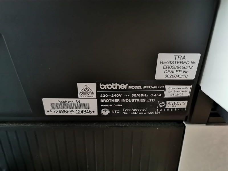 Brother mfc j3720 3 in 1, Computers & Tech, Printers, Scanners ...