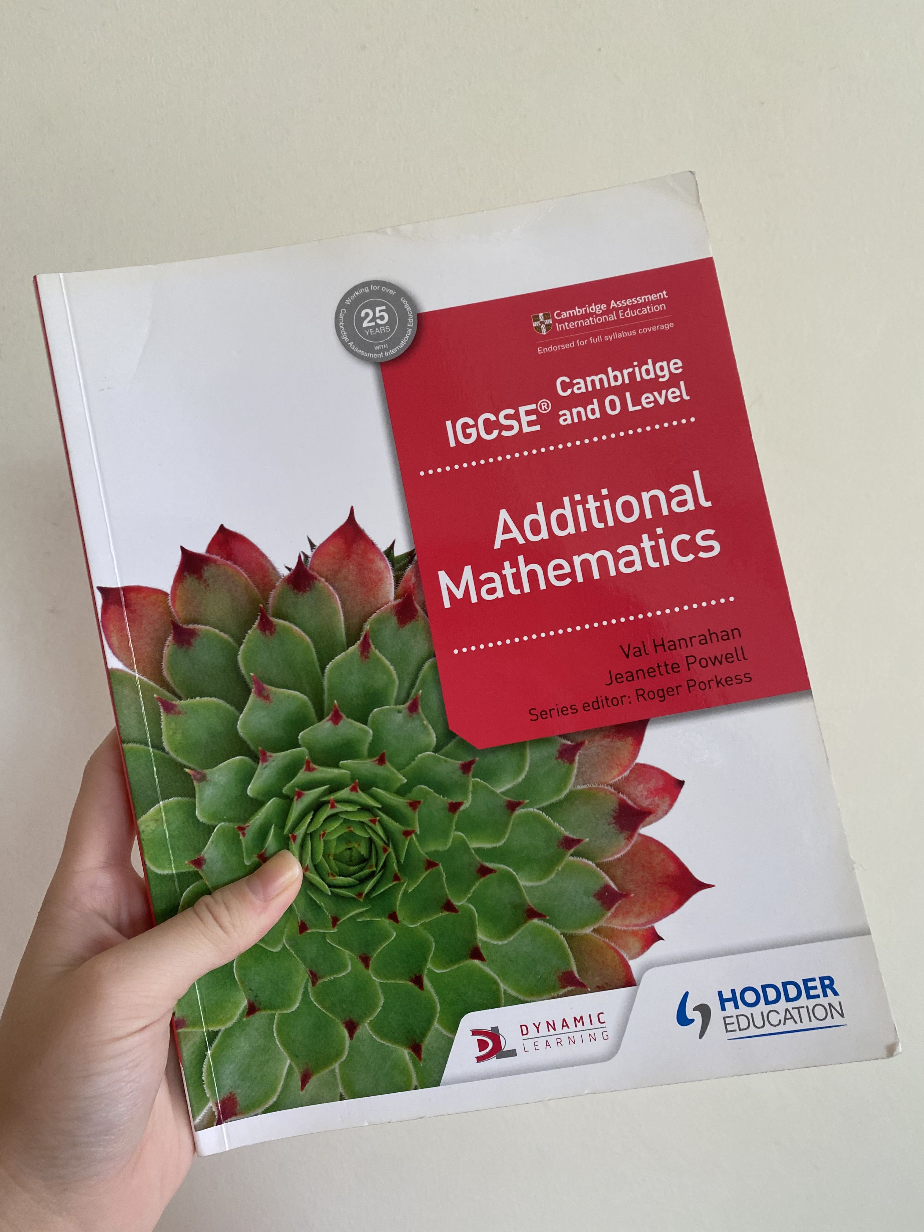 Cambridge IGCSE & O Level Additional Math textbook, Hobbies & Toys ...