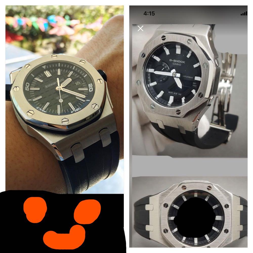 CASIO GA2100 GA2110 custom AP MOD RUBBER STRAP CASIOAK version 3 v3 ...