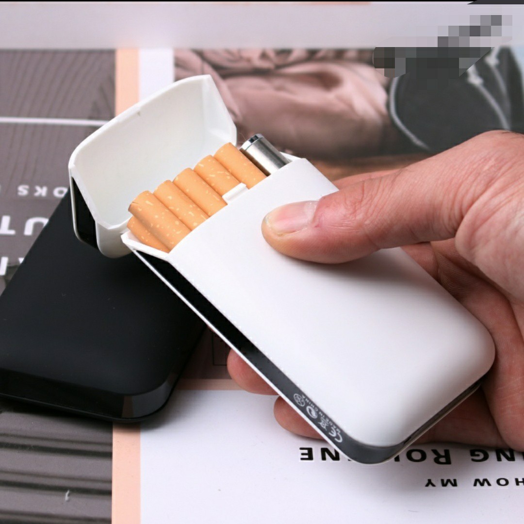 Smoke Pipe PM me Cigg Case Cigarette USB Rechargeable Lighter ...
