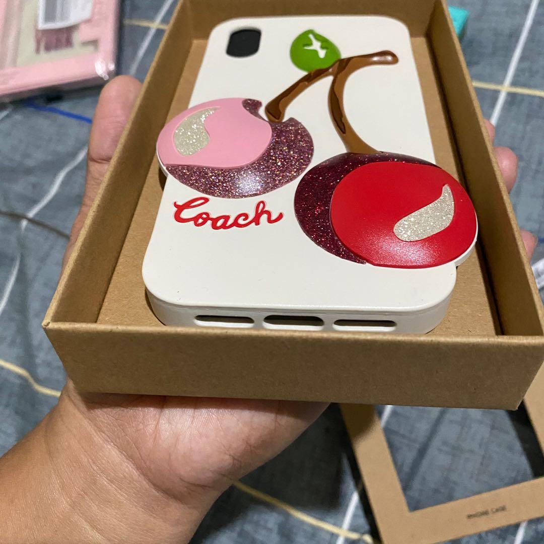 Coach iPhone XR Oversized Cherry Case, Mobile Phones & Gadgets, Mobile ...