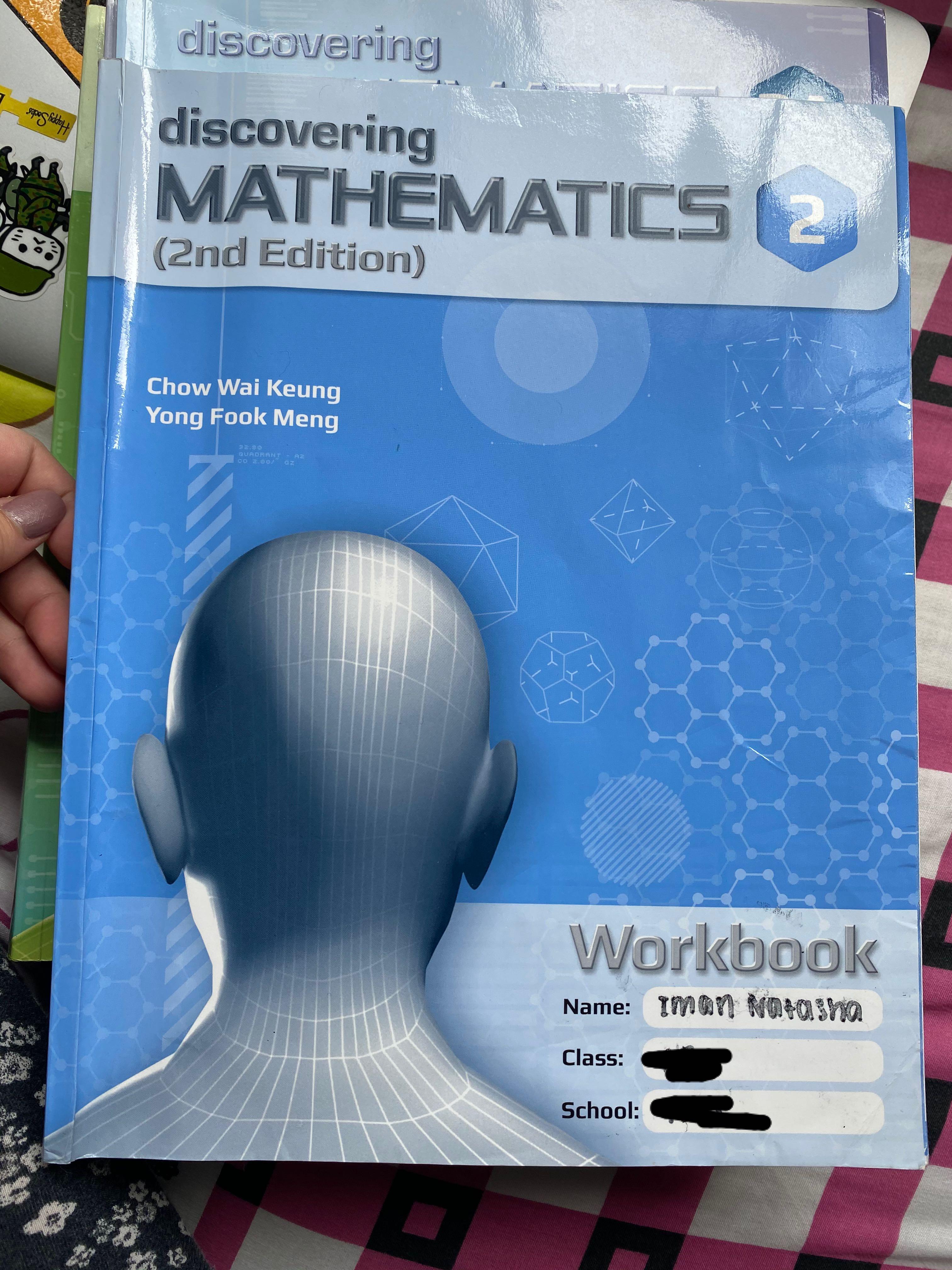 Discovering Mathematics Workbook Secondary 2, Hobbies & Toys, Books ...