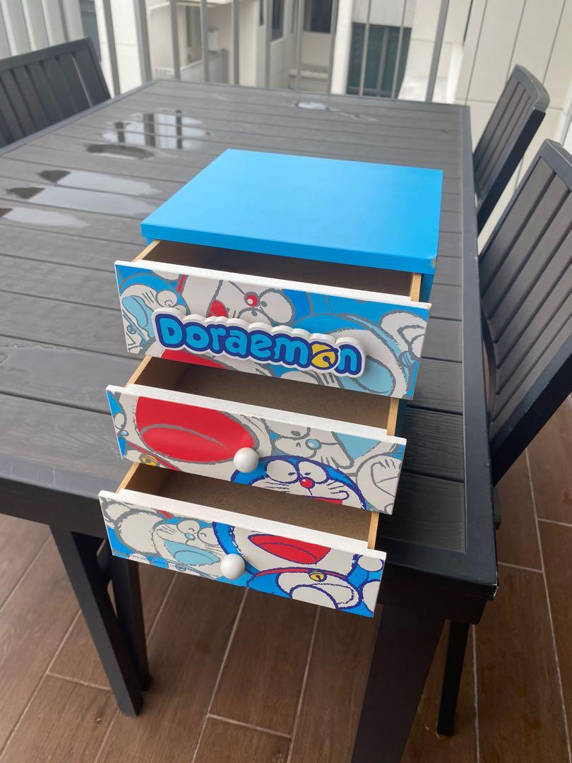 Doraemon Chest of Drawer, Furniture & Home Living, Furniture, Tables ...