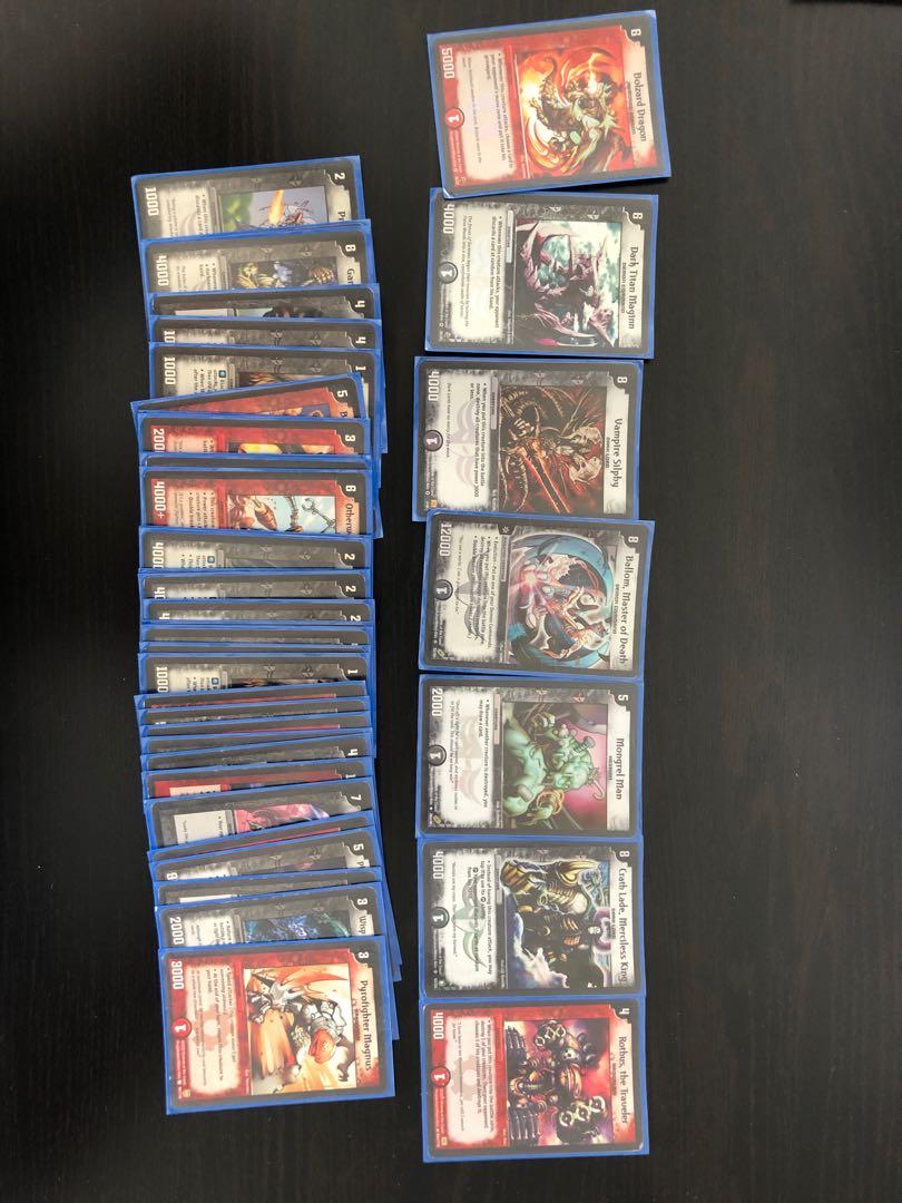 Duel Masters Dark & Fire Deck, Hobbies & Toys, Toys & Games on Carousell