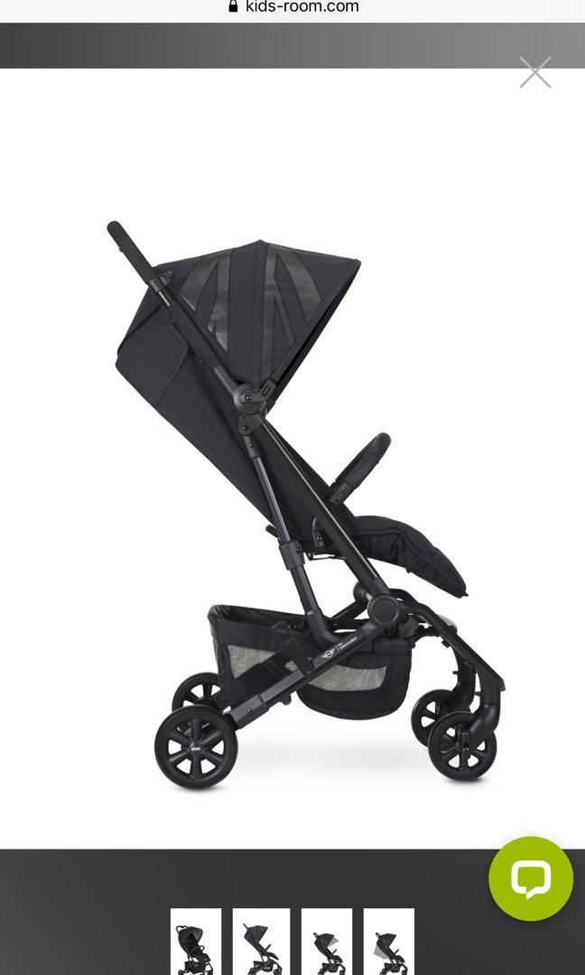 Easy Walker Mini Cooper Stroller in Midnight Jack, Babies & Kids ...