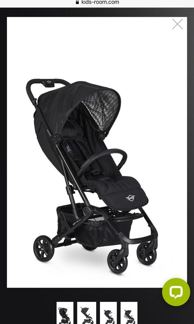 Easy Walker Mini Cooper Stroller in Midnight Jack, Babies & Kids ...