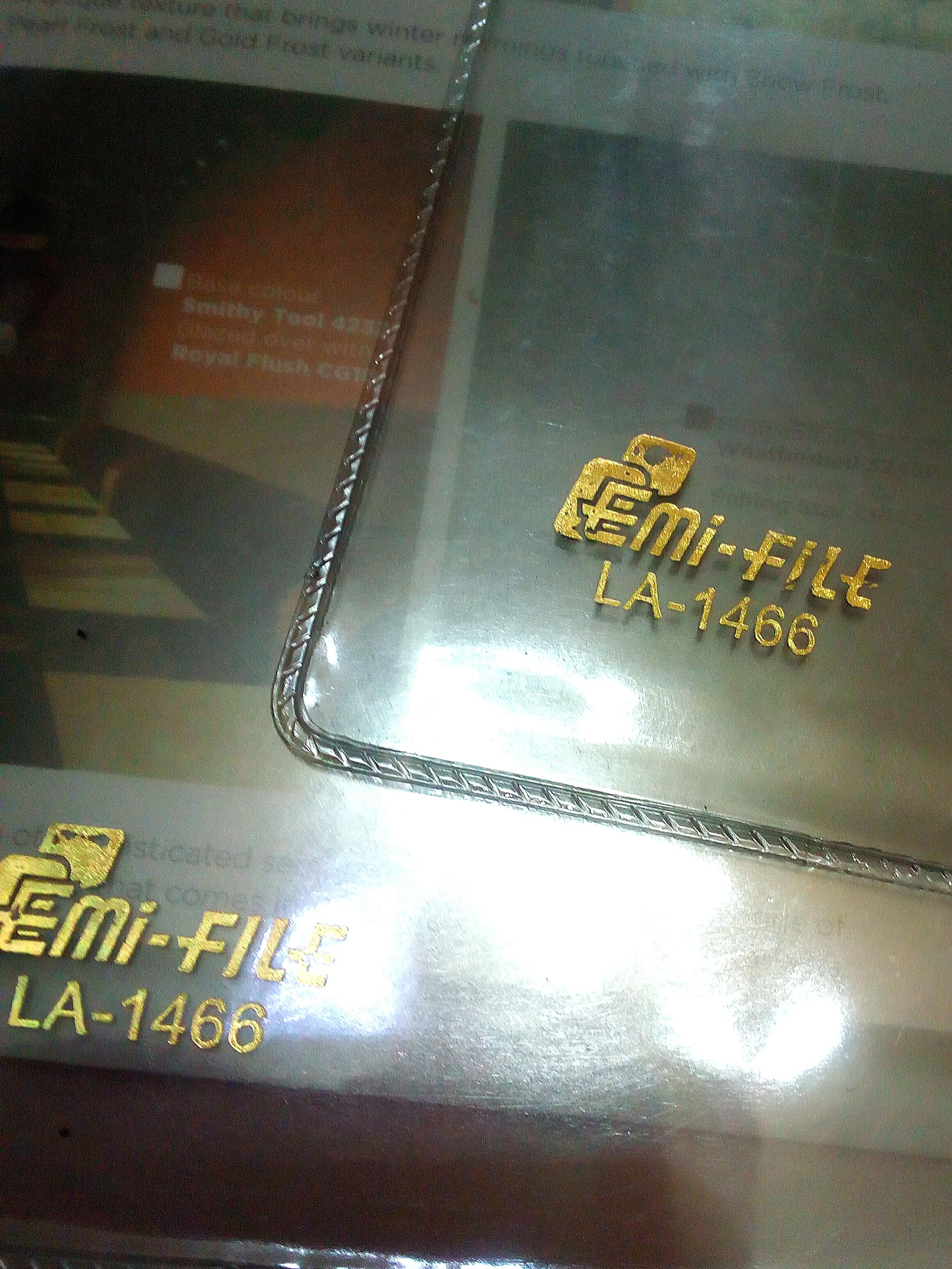 Emi-File A4 PVC L shape clear folders LA-1466 x 4 pcs, Hobbies & Toys, Stationery & Craft ...