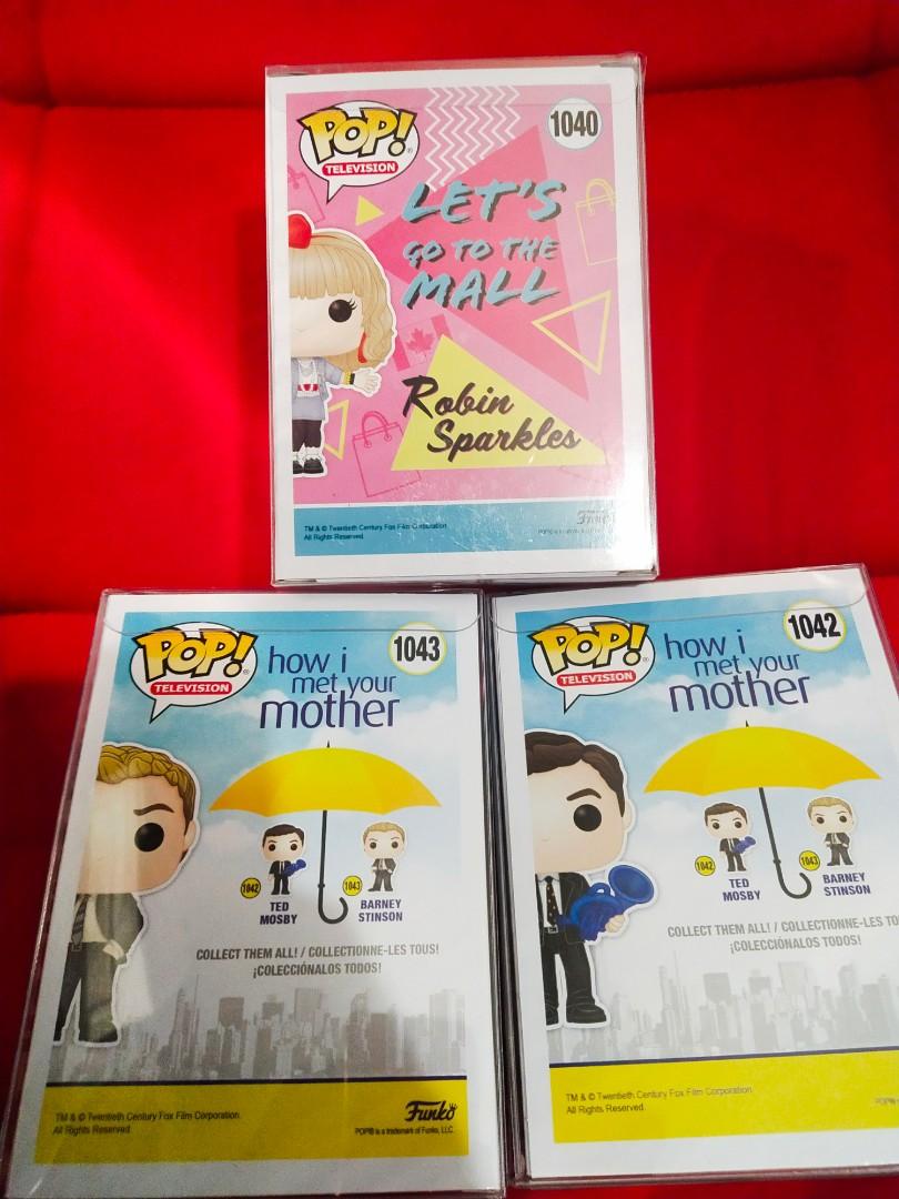 Funko Pop HIMYM Barney, Ted and Robin Set of 3, Hobbies & Toys, Toys ...