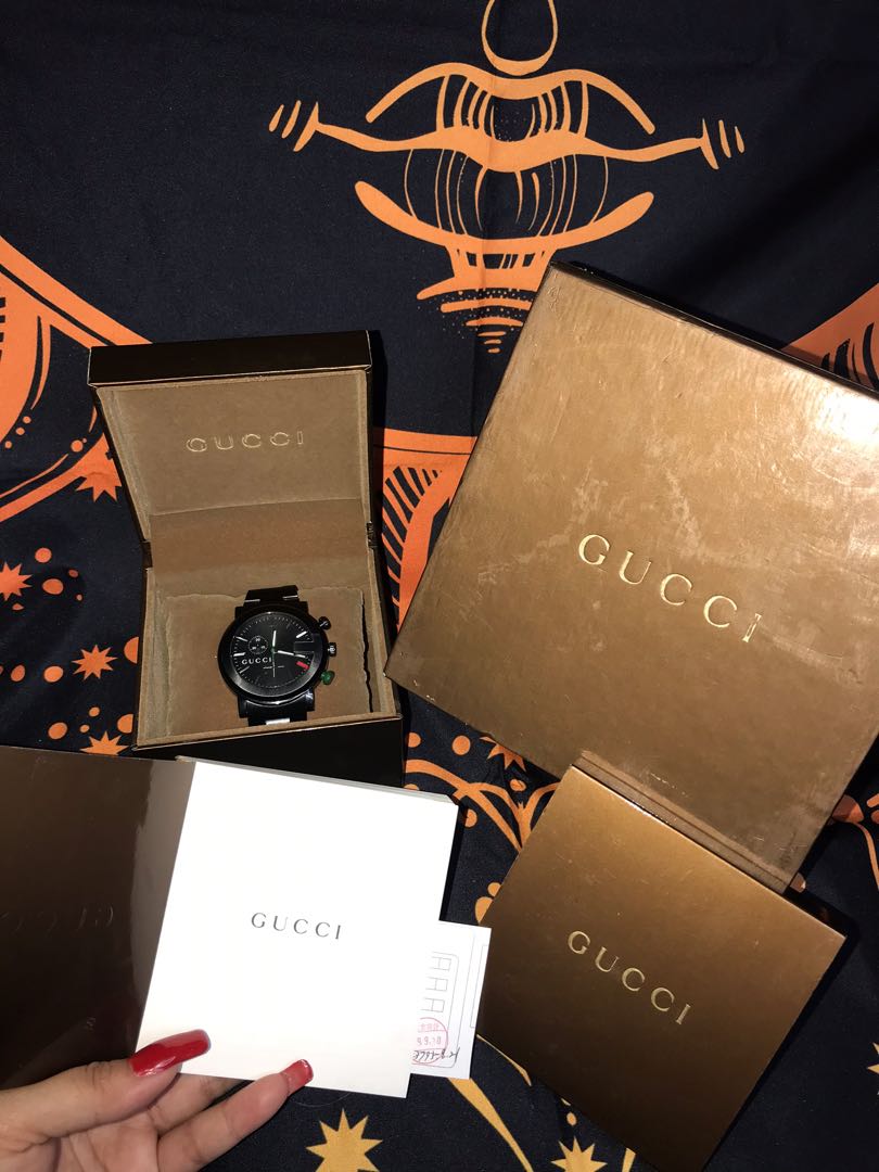 GUCCI 101 M CHRONO COMPLETE SET, Men's Fashion, Watches & Accessories, Watches on Carousell