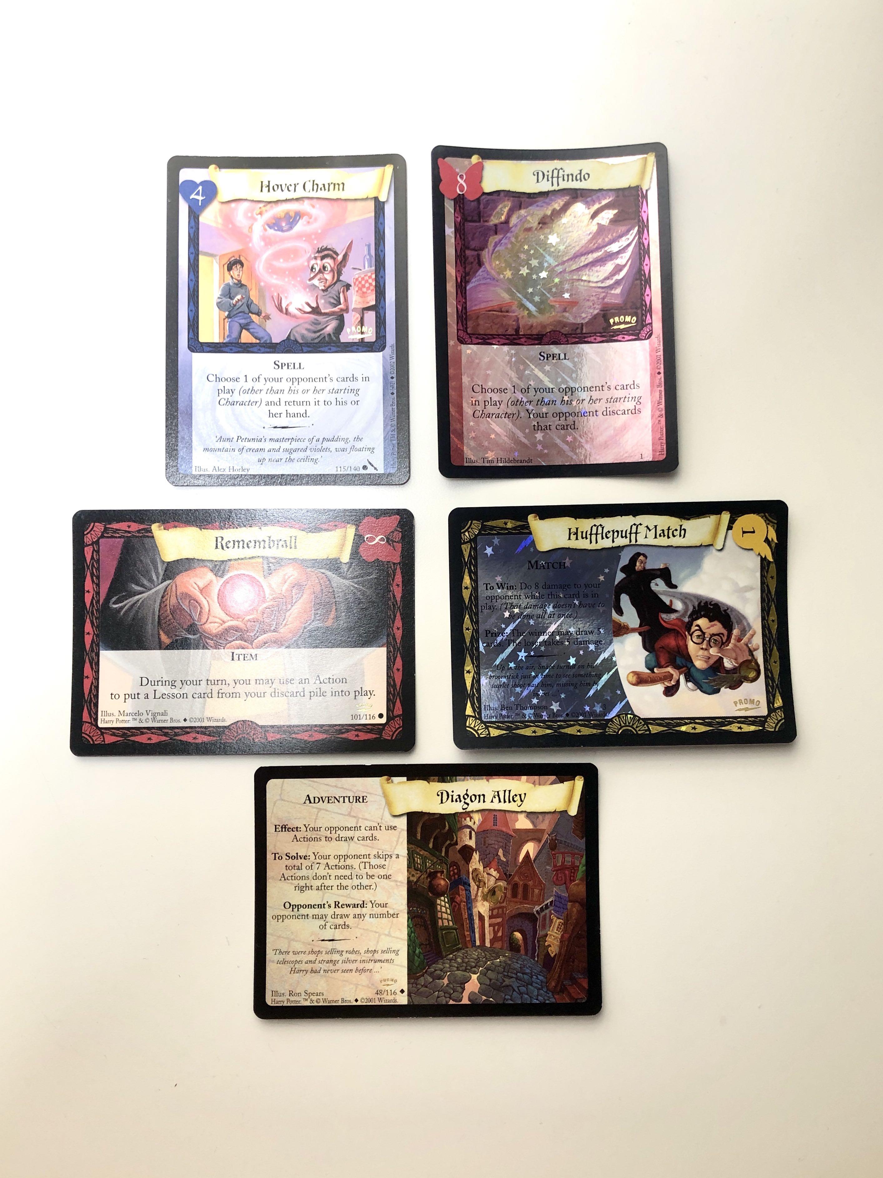 Harry Potter WOTC TCG Promo Cards Bundle, Hobbies & Toys, Toys & Games ...
