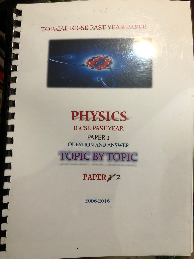 IGCSE physics paper 2 past paper, Hobbies & Toys, Books & Magazines ...