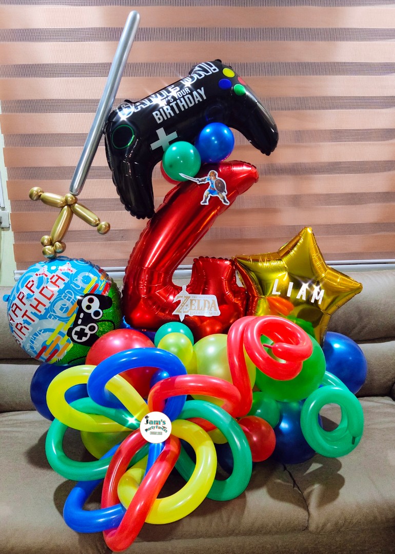 Legend if Zelda Balloon bouquet, Hobbies & Toys, Stationary & Craft ...