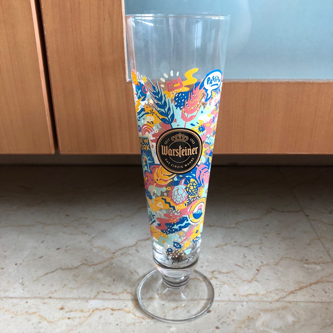 Limited edition Beer glass - Warsteiner art collection, Furniture ...