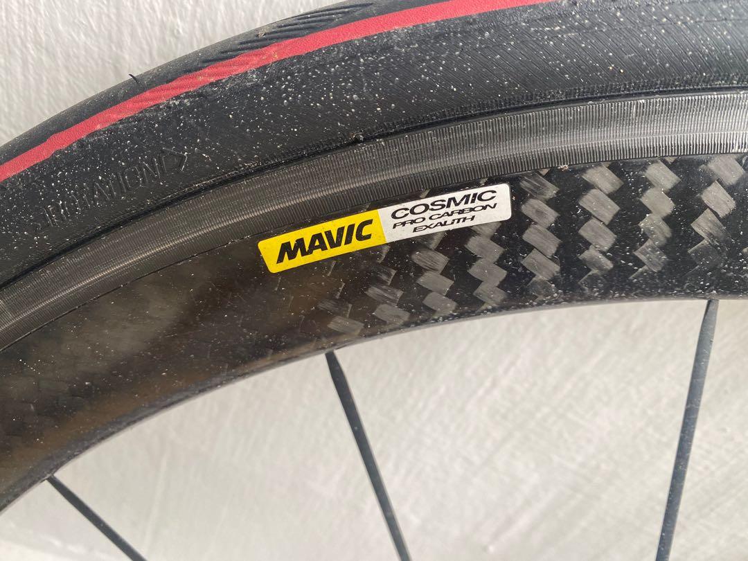 Mavic Cosmic Pro Carbon Exalith Wheelset, Sports Equipment, Bicycles ...