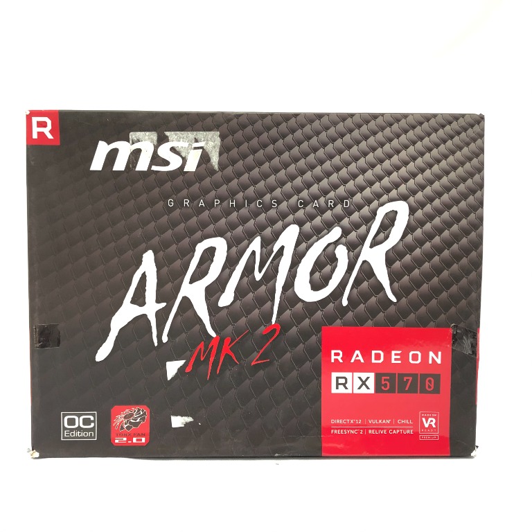 MSI Armor MK2 Radeon RX 570 Graphics Card, Computers & Tech, Parts ...