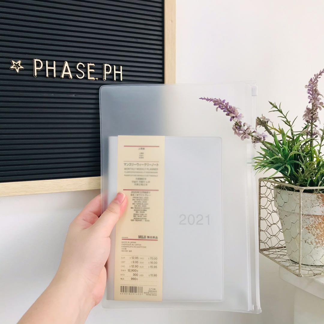 Muji 2021 Planner (B6 Monthly Weekly Planner), Hobbies & Toys ...