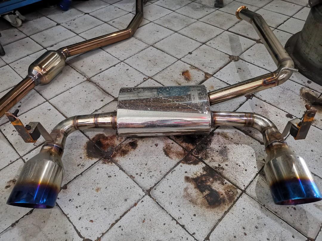 Myvi 2018 Full Set Stainless Steel Exhaust Piping Sflow, Auto ...