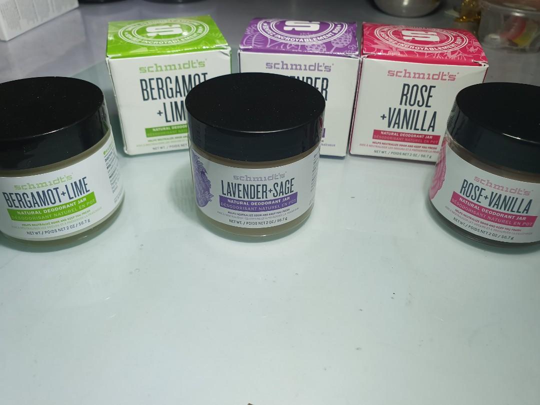 Shmidts Natural deodorant in a jar, Beauty & Personal Care, Bath & Body ...