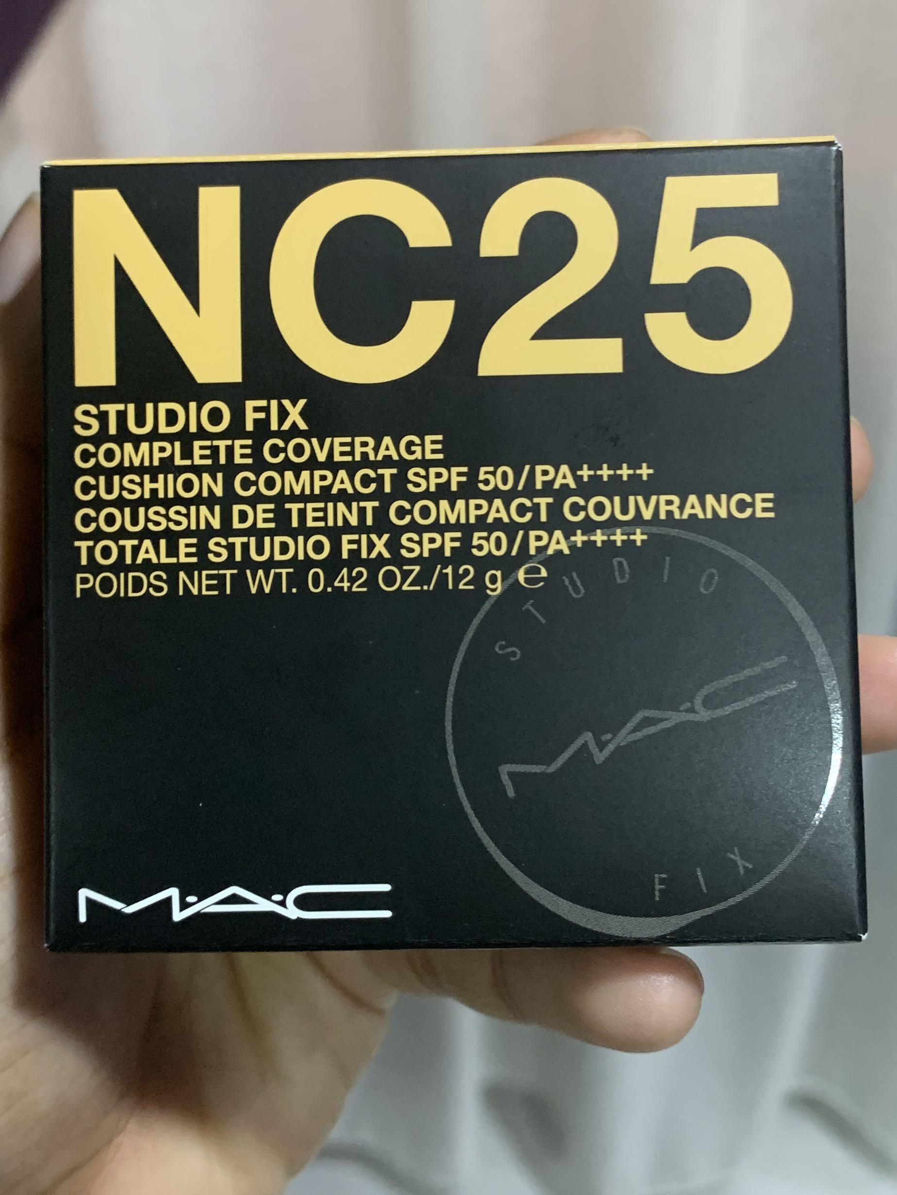NC25 MAC Studio Fix Complete Coverage Cushion Compact SPF50/pa ...