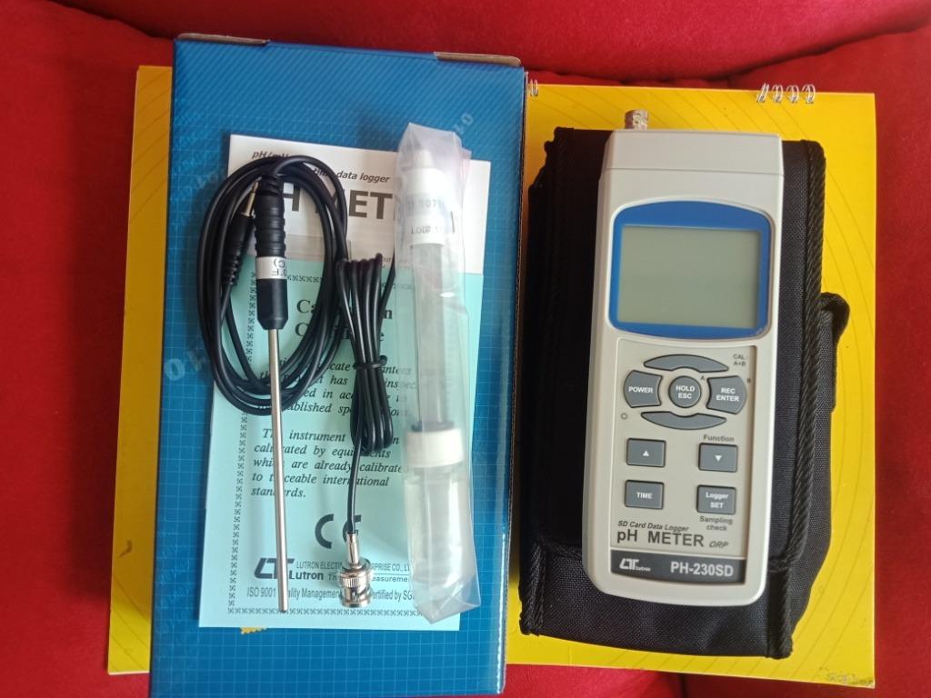 pH Meter, Datalogger, ORP Meter, Digital pH Meter, Lutron, PH-230SD ...