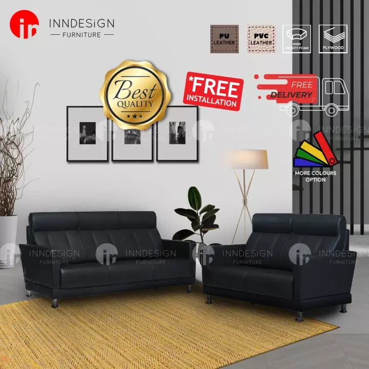 PVC Sofa Set, Furniture & Home Living, Furniture, Sofas on Carousell