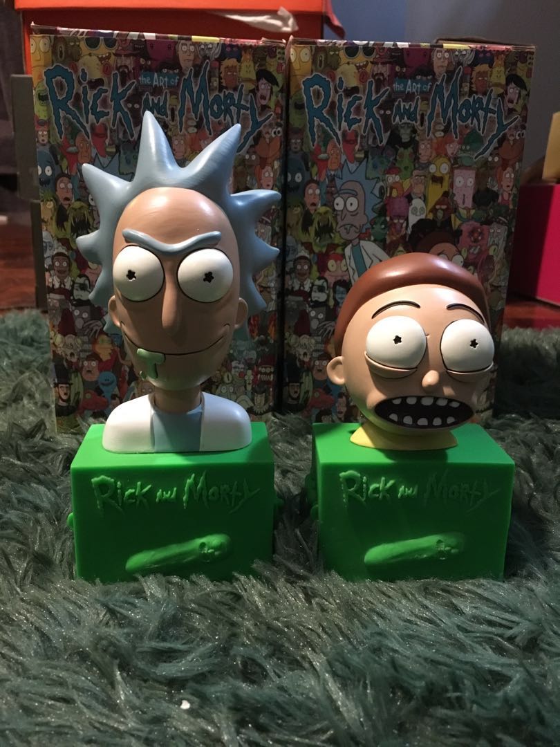 Rick & Morty Resin Bust Set, Hobbies & Toys, Collectibles & Memorabilia, Fan Merchandise on ...