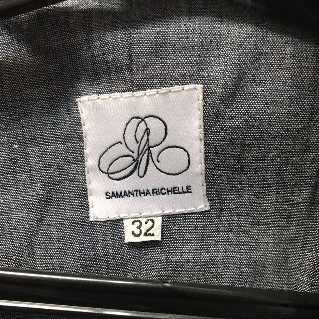 SAMANTHA RICHELLE BOXY DENIM JACKET S-M 1000 PESOS, Women's Fashion ...