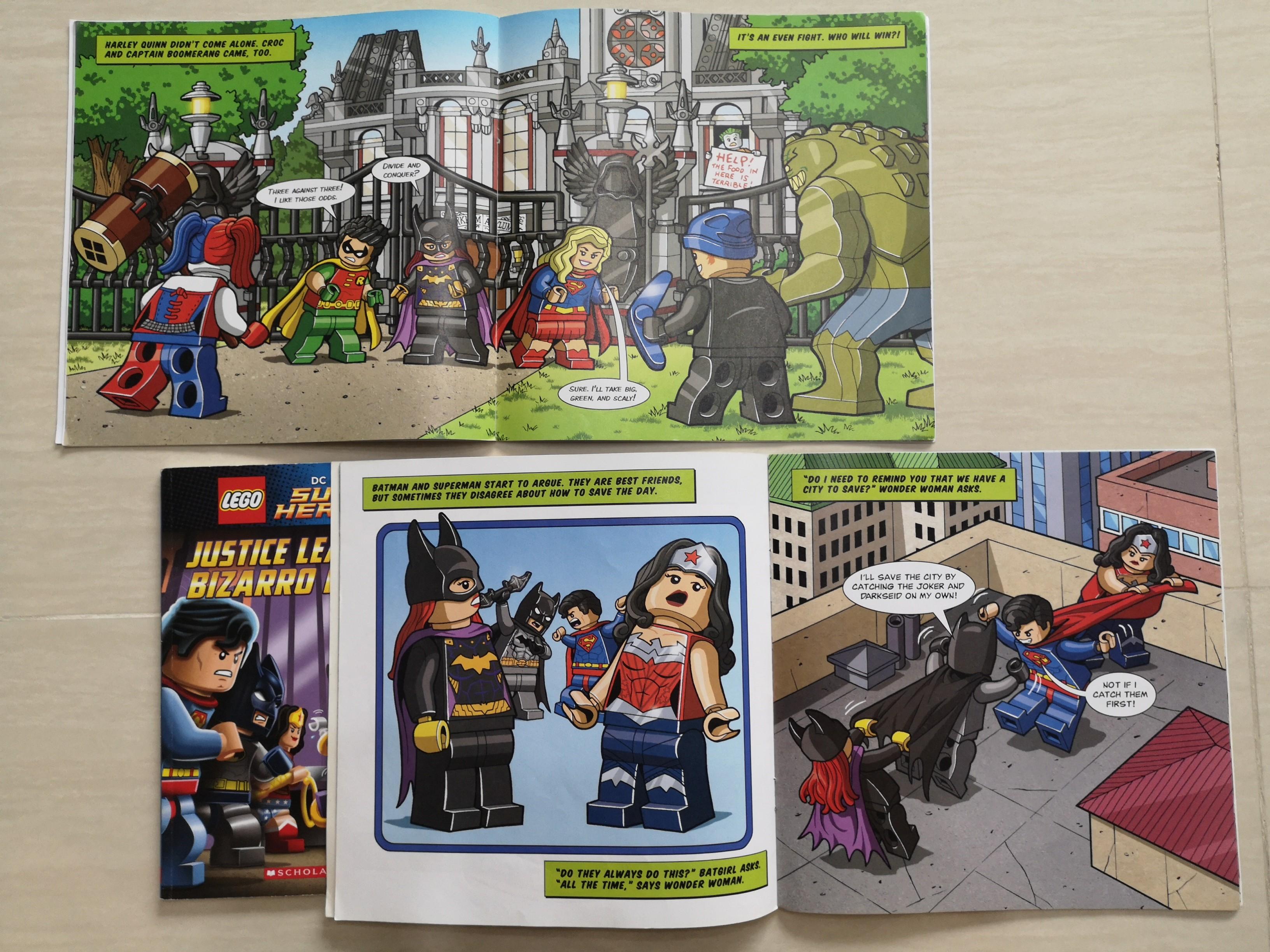 Scholastic Lego DC comics, Hobbies & Toys, Books & Magazines, Fiction ...