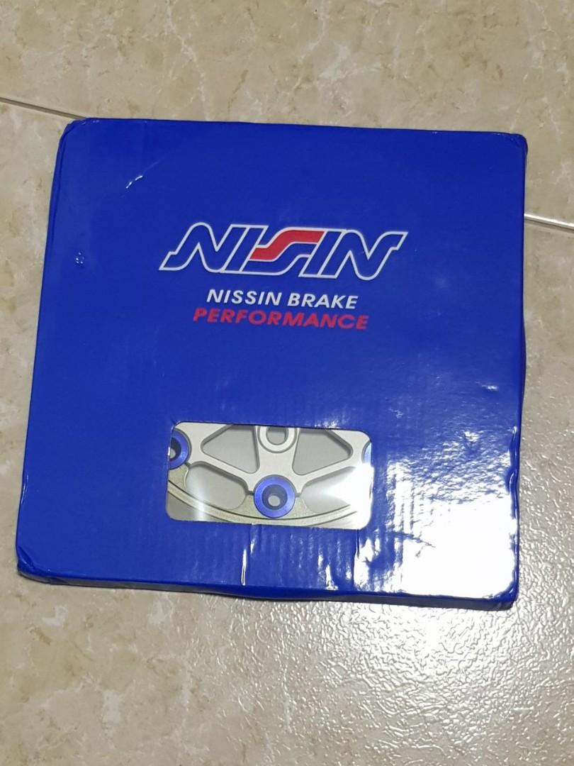 Nissin stock 220mm size fully floating brake disc depan lc135 wave 125 ...