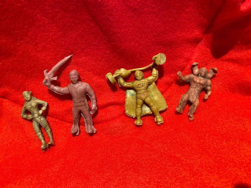 DARNA, Zuma, Panday, Capt Barbel TACHING Vintage Philippine Plastic Toy ...