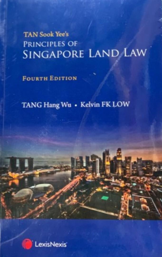 Tan Sook Yee's Principles of Singapore Land Law 4th Edition, Hobbies ...