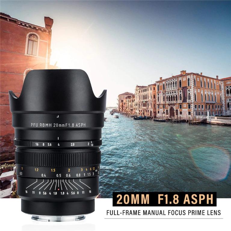 VILTROX 20mm f/1.8 f1.8 ASPH Full Frame Wide Angle Prime Lens (Sony E ...