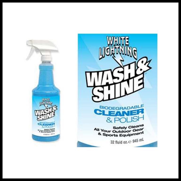 White Lightning Wash & Shine Biodegradable Cleaner & Polish For Cycling ...