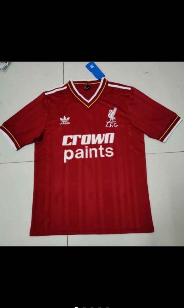 1985 Liverpool Retro Home Kit, Men's Fashion, Activewear on Carousell