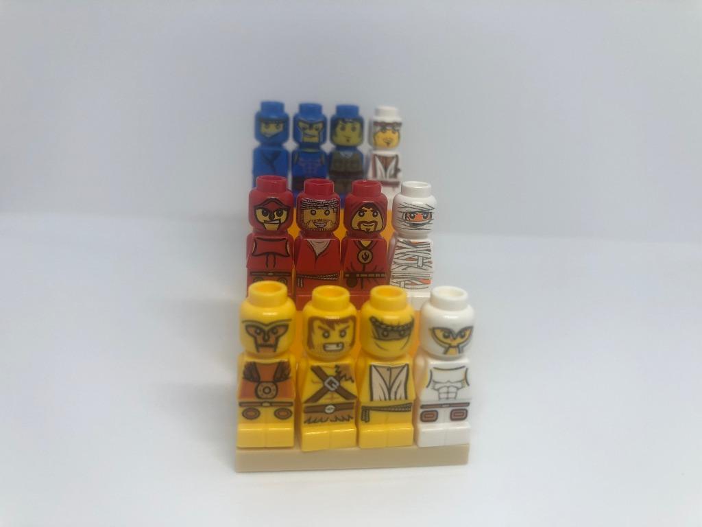 全新原裝正版 LEGO Micro-figures 12 隻, 興趣及遊戲, 玩具 & 遊戲類 - Carousell