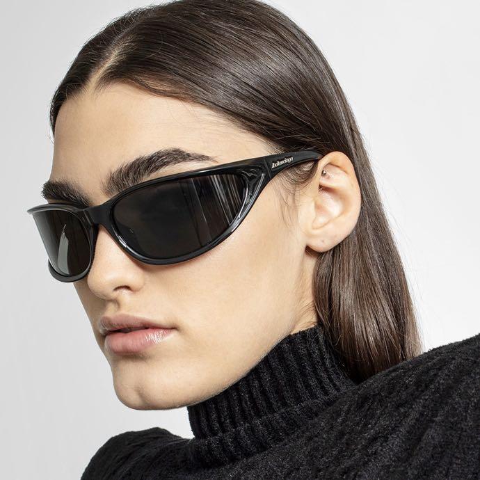 Balenciaga Black Fast Sunglasses WINTER 20, Women's Fashion, Watches ...