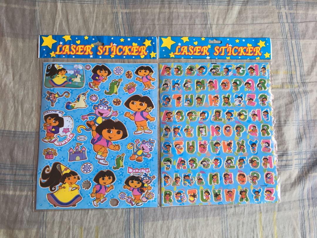 Dora Stickers Bundle, Hobbies & Toys, Stationary & Craft, Stationery ...