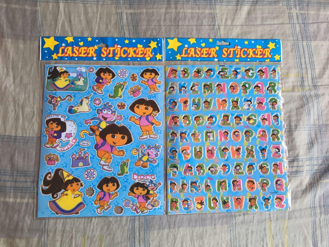 Dora Stickers Bundle, Hobbies & Toys, Stationary & Craft, Stationery ...