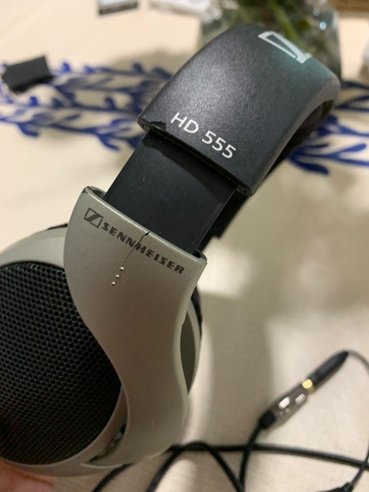E waste - Sennheiser HD555, Audio, Headphones & Headsets on Carousell