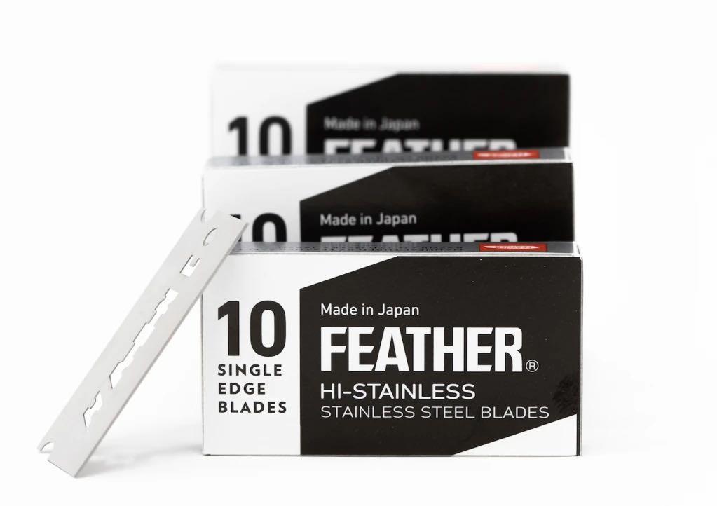 Feather FHS-10 Japanese Steel Razor Blades, Beauty & Personal Care, Men ...