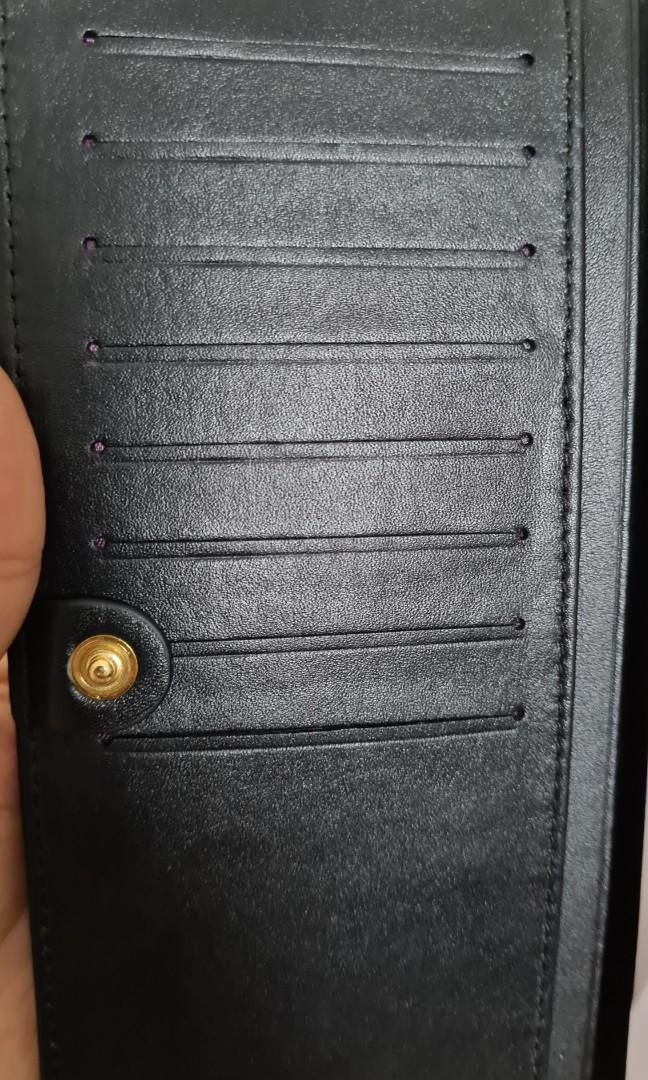 FION long black wallet, Luxury, Bags & Wallets on Carousell