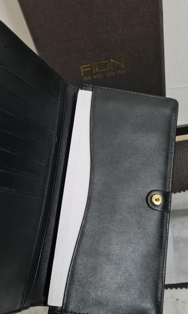 FION long black wallet, Luxury, Bags & Wallets on Carousell
