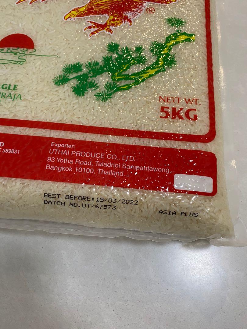 Golden Eagle Thai Fragrant Rice - 5KG, Food & Drinks, Local F&Bs, Local ...