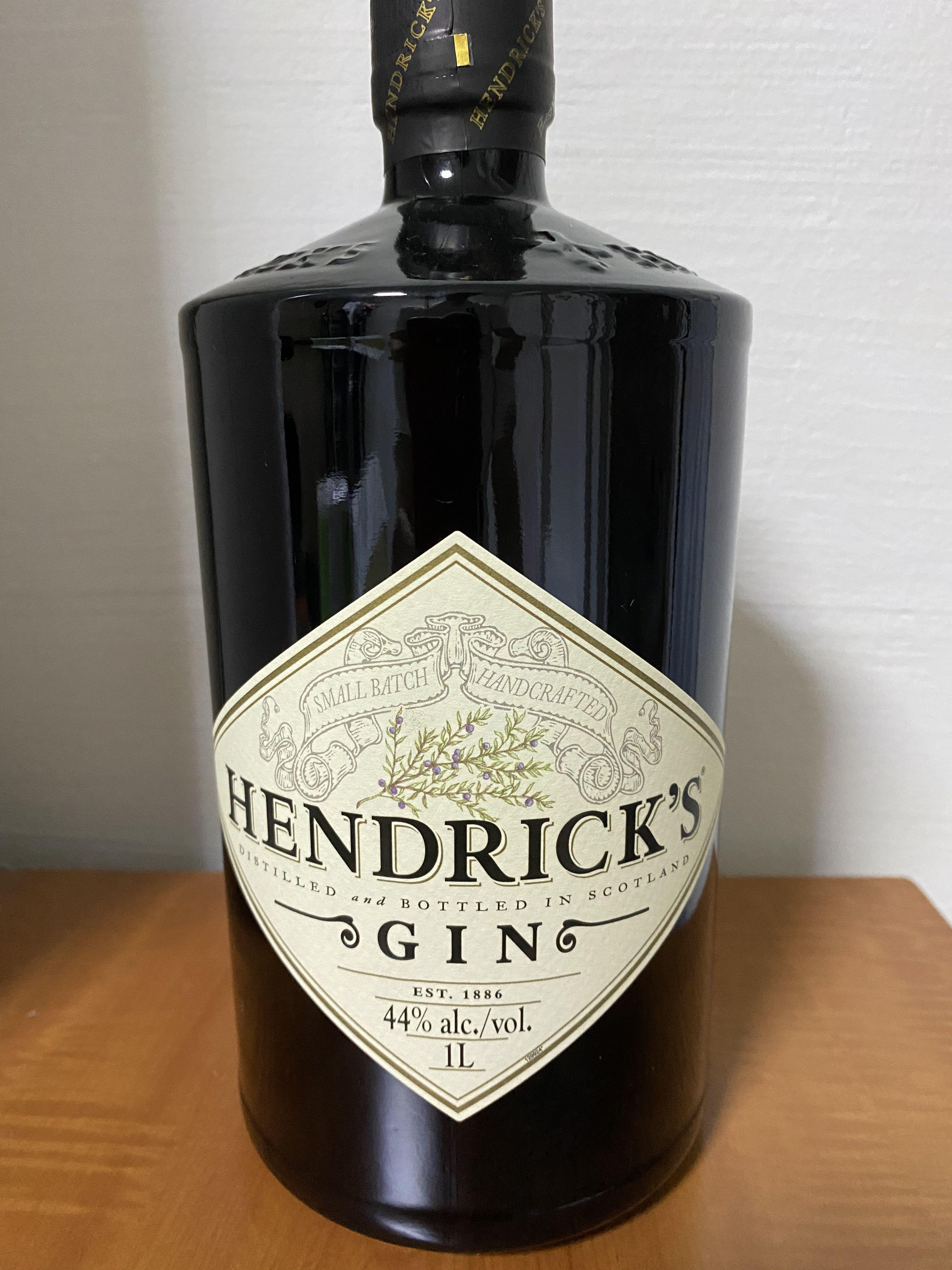 Hendricks Gin 1 Litre, Food & Drinks, Alcoholic Beverages on Carousell