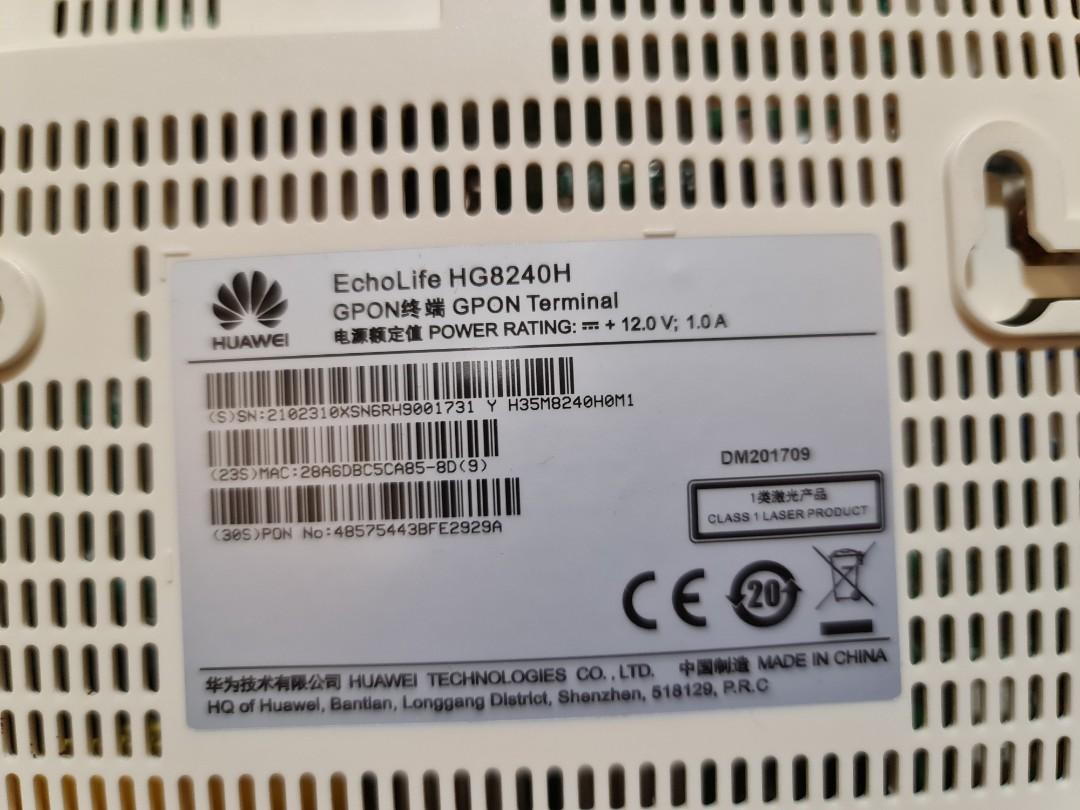 Huawei optical network terminal, Computers & Tech, Parts & Accessories ...