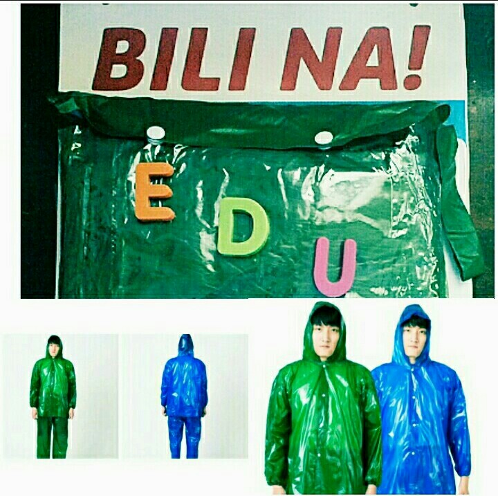 Kapote raincoat rain coat top long sleeves jacket hood pants, Hobbies ...