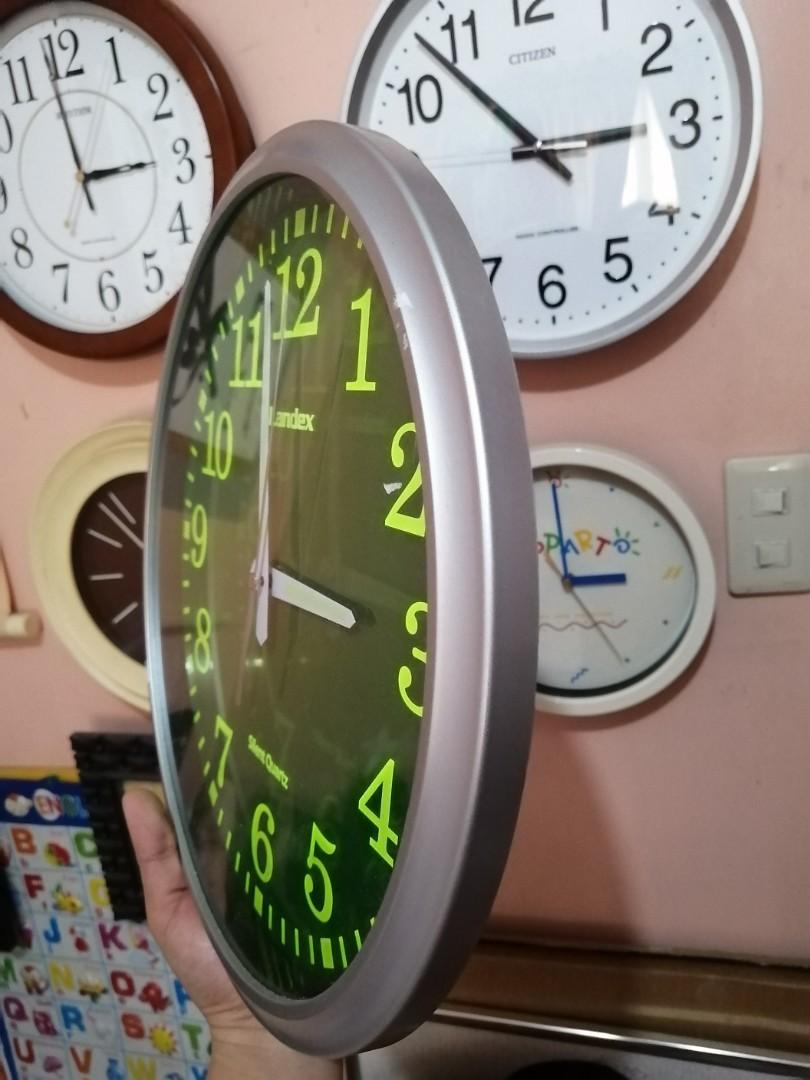 Landex wall clock, Furniture & Home Living, Home Improvement ...